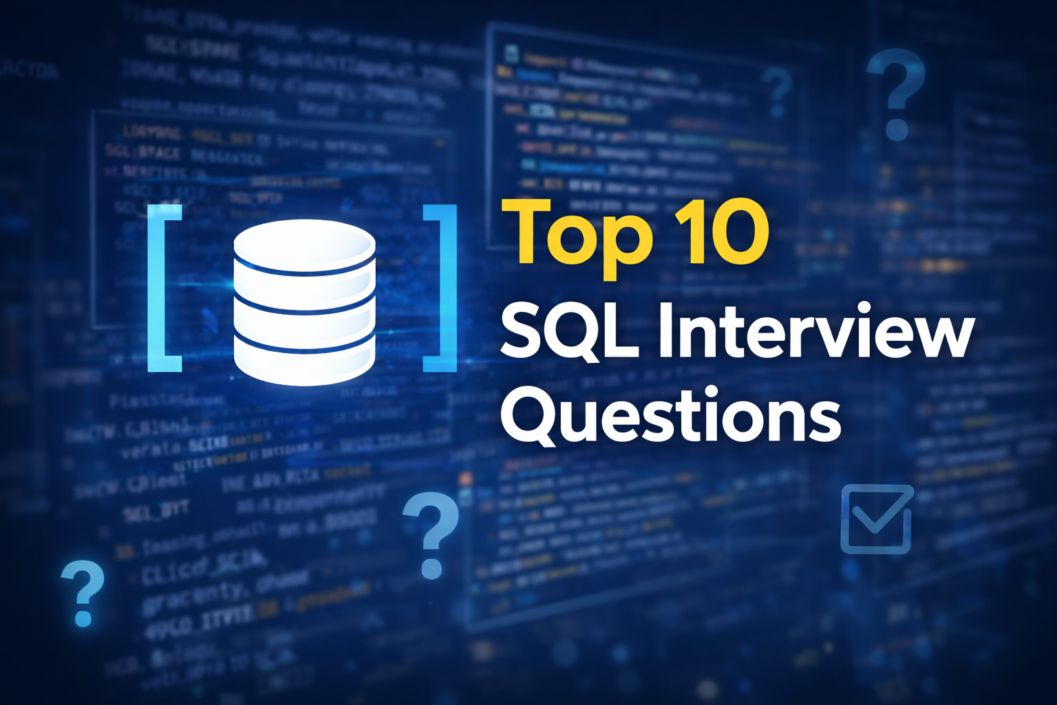 Essential SQL Concepts: 10 Key Interview Questions – GrowCloudSkills